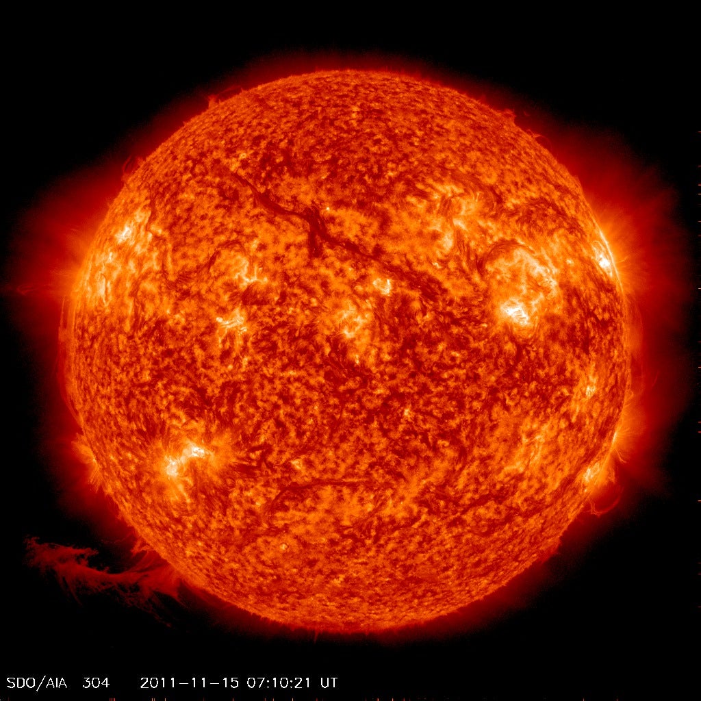 La mayor protuberancia solar en años | El navegante - Blog elcorreo.com